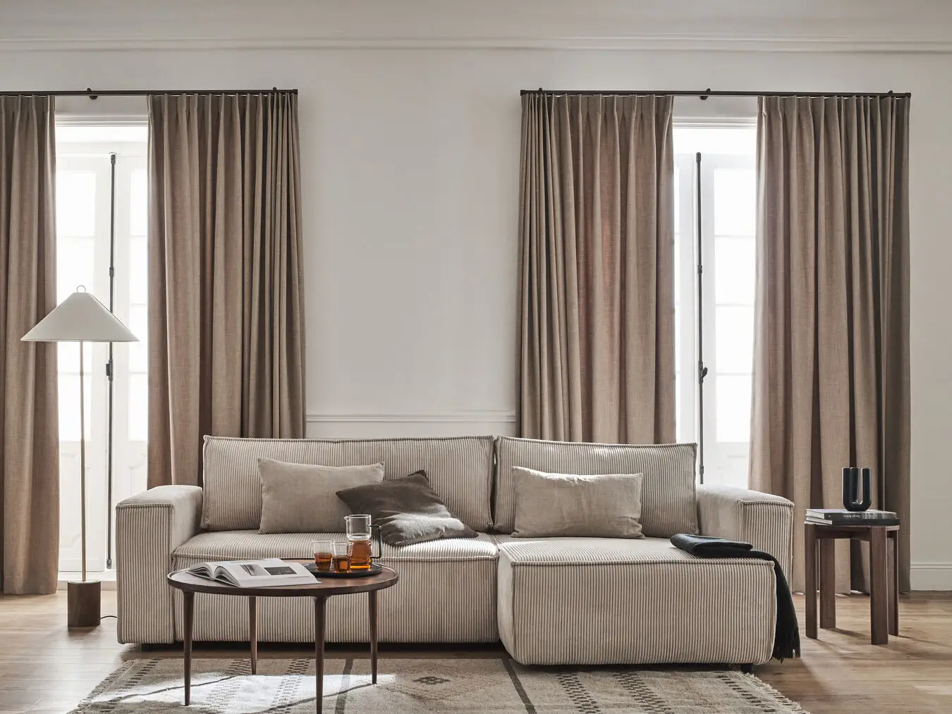 Rideaux plis sur-mesure | Rendez-vous en ligne | heytens | Heytens